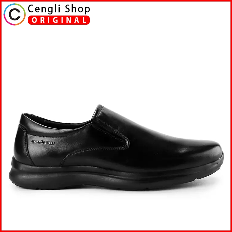 Jual ANM05 SEPATU PRIA SLIP ON ANDREW ORIGINAL FORMAL KULIT ASLI ORI ...