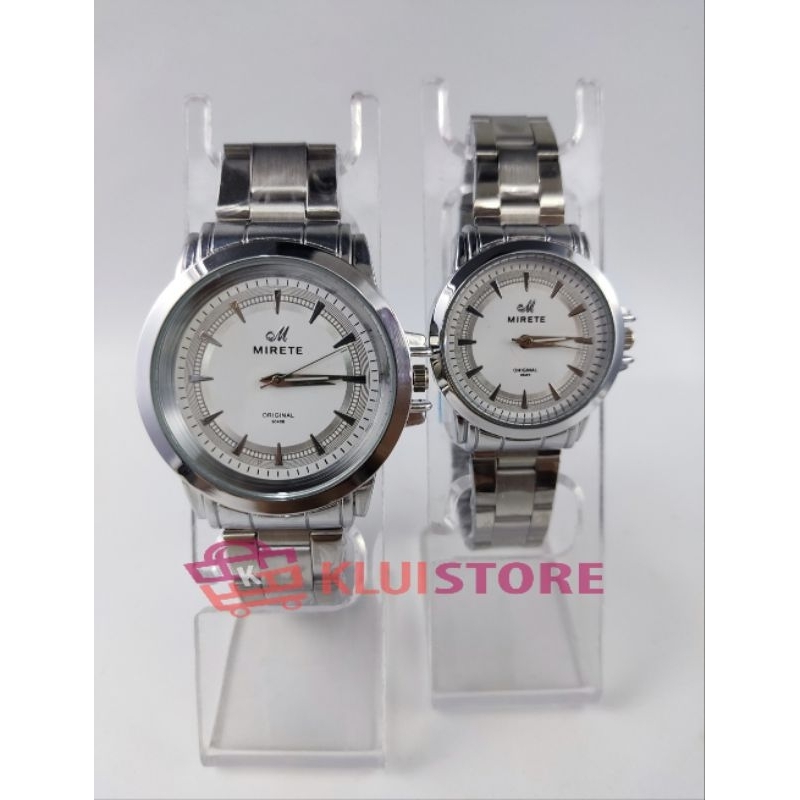 Jual JAM TANGAN RANTAI MIRETE COUPLE JAM TANGAN SO ELEGANT RANTAI ...