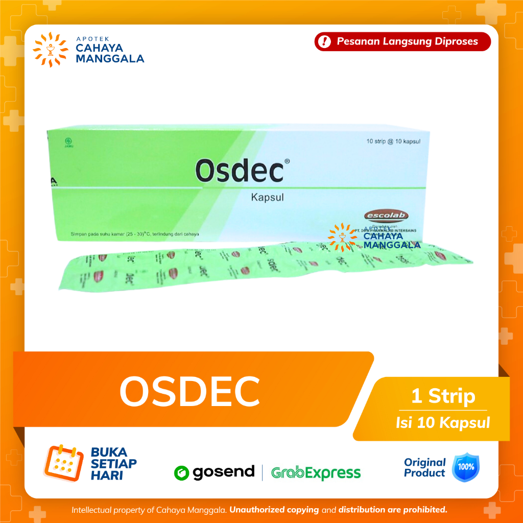 Jual OSDEC PEREDA NYERI SENDI 10 KAPSUL | Shopee Indonesia