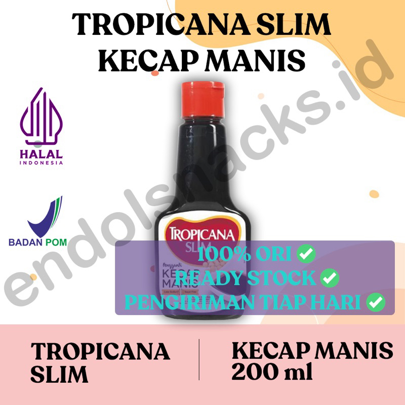 Jual Tropicana Slim Kecap Manis 200ml - Bebas Gula Rendah Garam ...