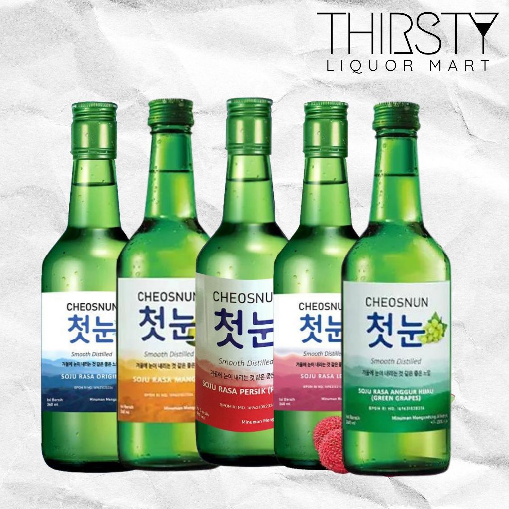 Jual Cheosnun Soju Korea All Variant 360ml | Shopee Indonesia