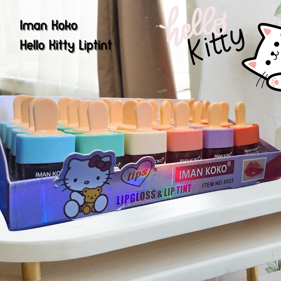 Jual Lip Color Liptint Iman Koko Hello Kitty Harga per Pcs (CSM ...