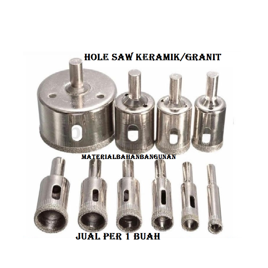 Jual Mata Bor Granit 130 MM Diamond Coated Holesaw Melubangi Akrilik ...