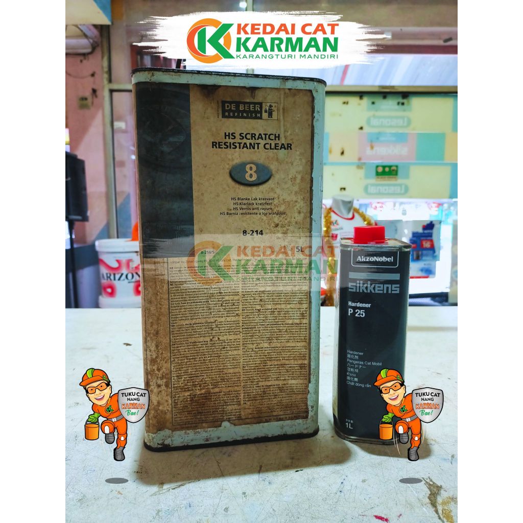 Jual CLEAR / CLEAR COAT / PERNIS DEBEER HS 5L - DEBER HS 5 LITER DAN ...