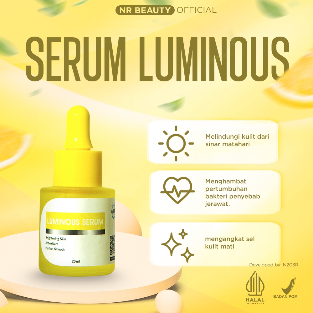 Jual N203R Serum Wajah NR Beauty Luminous 20ML | Shopee Indonesia