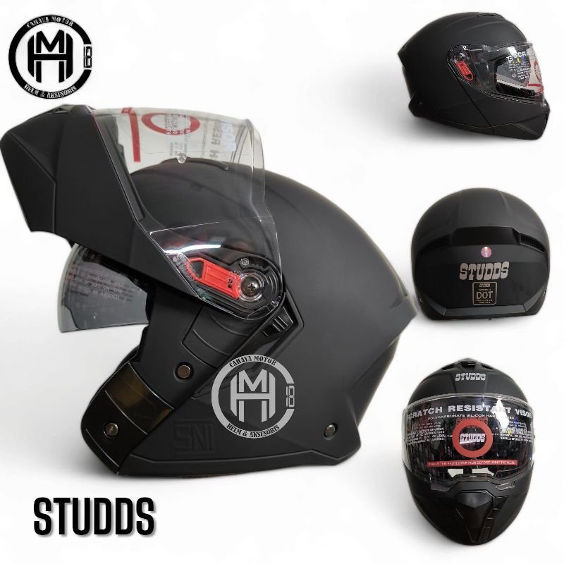 Jual HELM STUDDS MODULAR ORIGINAL|FULL FACE | Shopee Indonesia