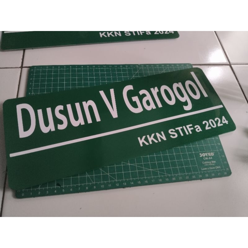 Jual Papan Nama Plang Jalan Aluminium | Shopee Indonesia