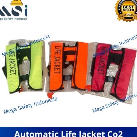 Jual New Stock Inflatable Life Jacket Pelampung Automatic Co2 Life ...