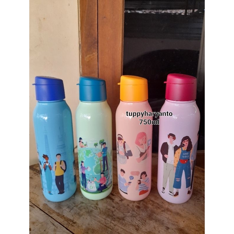 Jual botol minum eco fancy 750ml new tupperware 1pcs | Shopee Indonesia