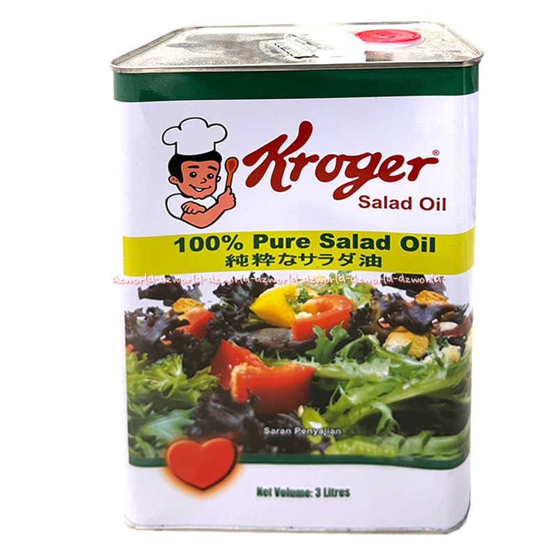 Jual Kroger Salad Oil 3L 100% Pure Salad Oils Minyak Sayur Kemasan ...