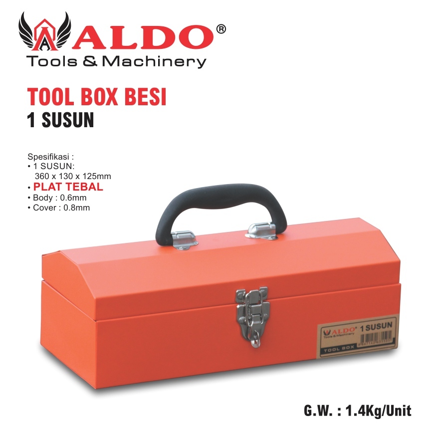 Jual TOOL BOX BESI 1 SUSUN PLAT TEBAL / TEMPAT PENYIMPANAN PERKAKAS ...