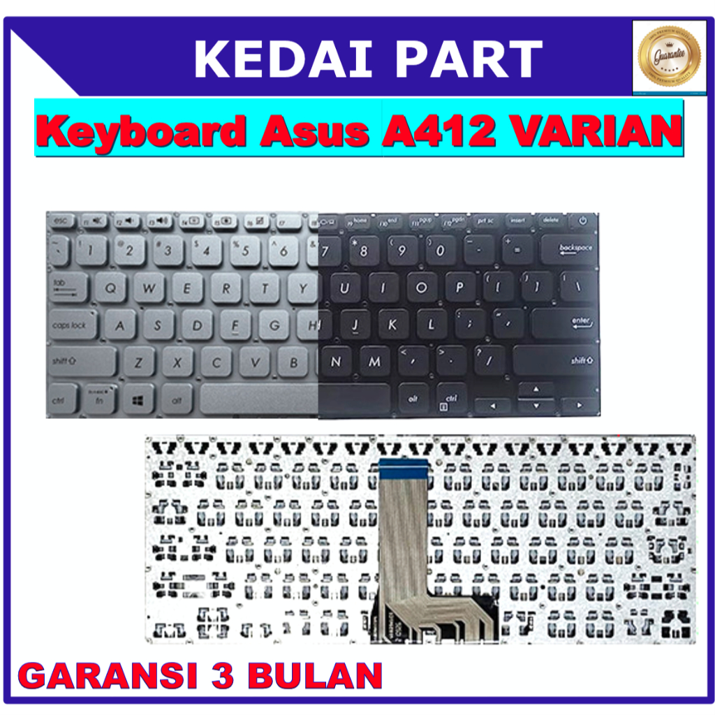 Jual Keyboard Asus Vivobook 14 A412 A412FA A412FL A412UA A412UB A412UF ...