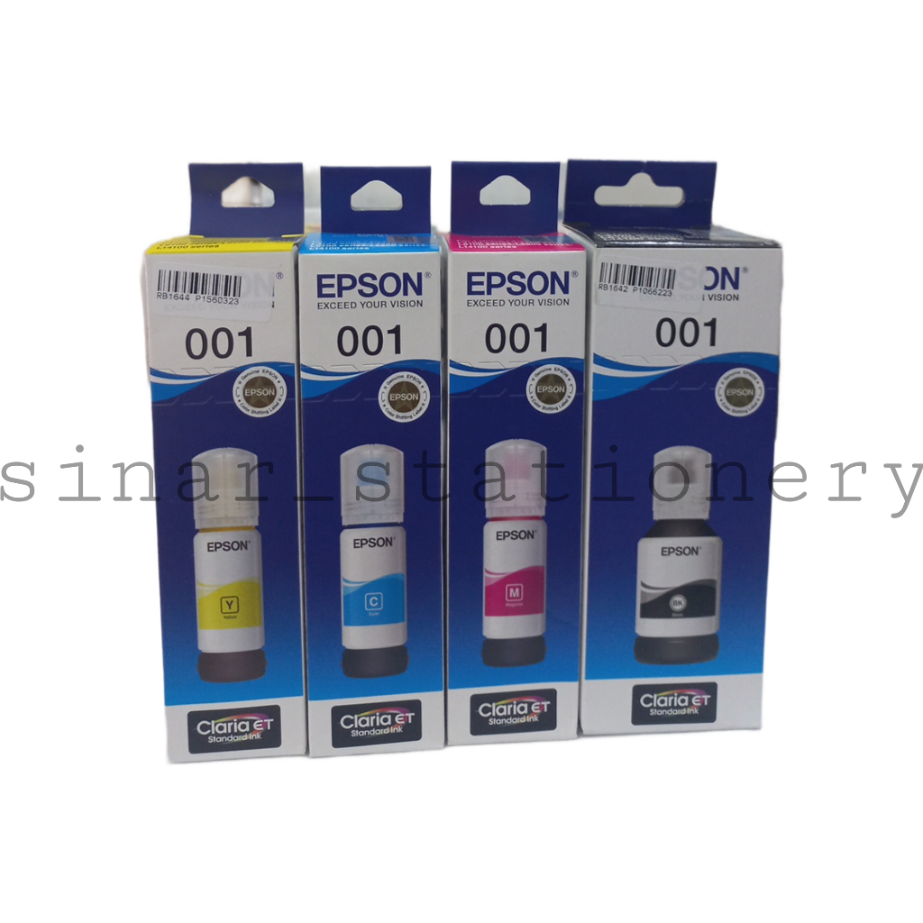 Jual TINTA EPSON 001 ORI | Shopee Indonesia