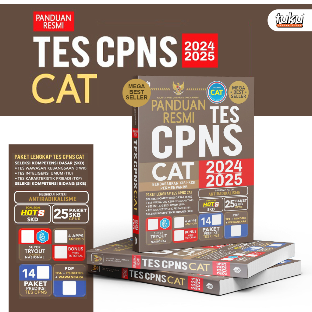 Jual Panduan Resmi Tes Cpns 2024 2025 Raditya Panji Umbara And Sahda