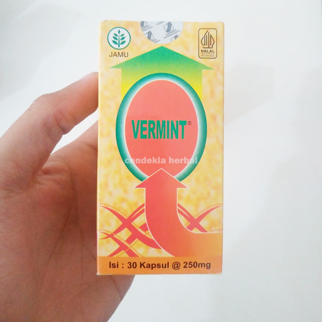 Jual Vermint Isi 12/30 Kapsul ORIGINAL - Kapsul Ekstrak Cacing Vermint ...