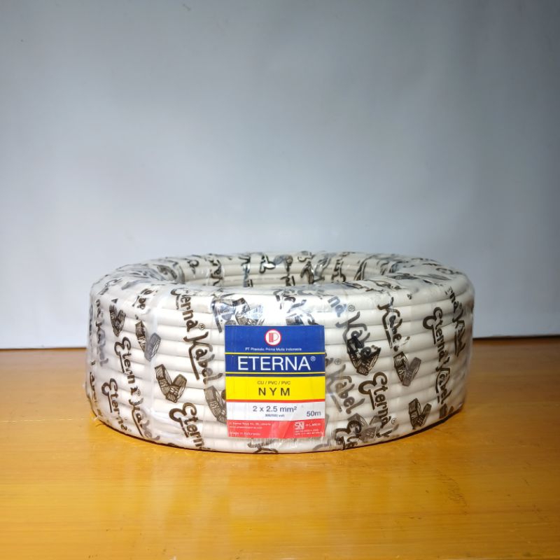 Jual Kabel listrik NYM ETERNA 2X2,5mm @50M / kabel listrik kawat | Shopee Indonesia