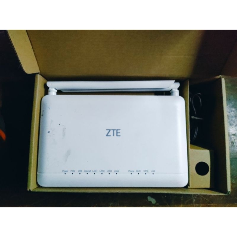 Jual Router Modem ONT GPON ZTE F670L Dual Band Second | Shopee Indonesia