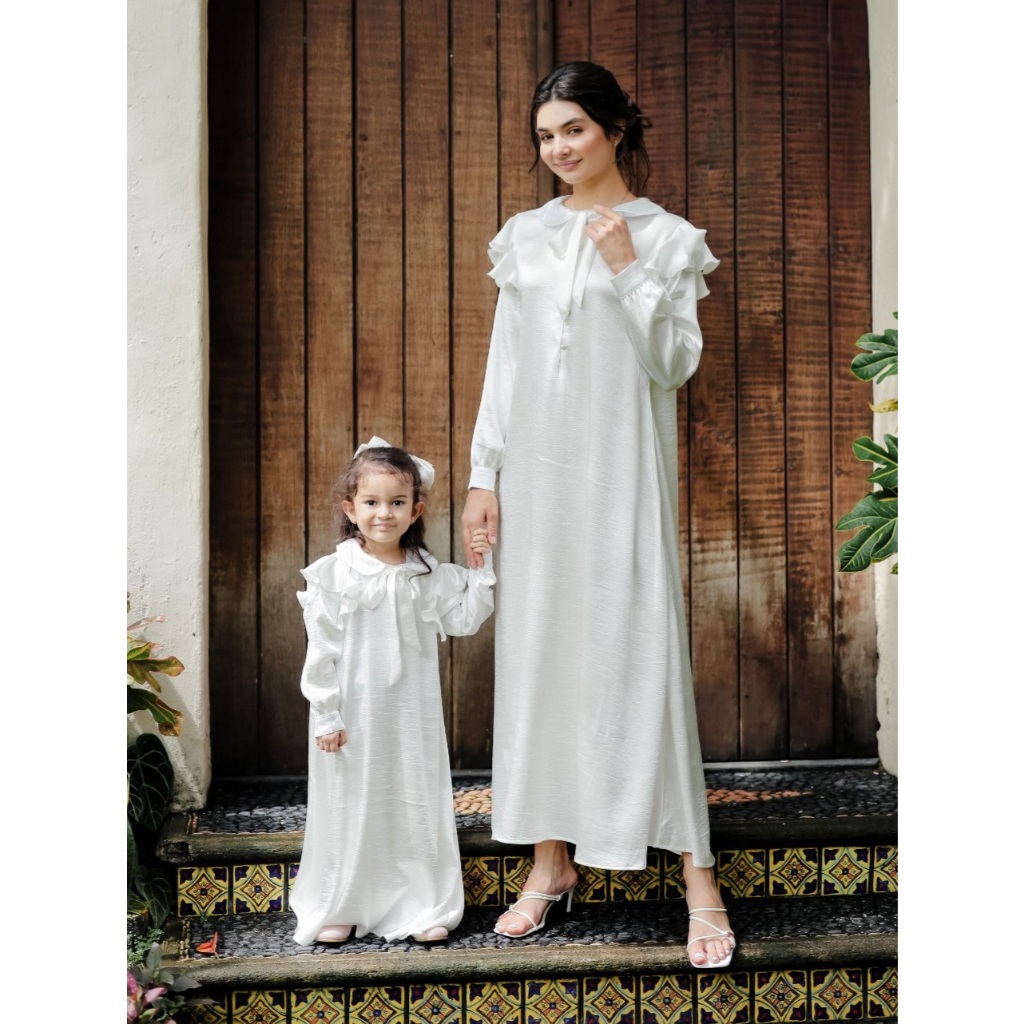 Jual ZIEL KIDS - Rania Dress | RAYA Collection | Couple Mom & Girl ...
