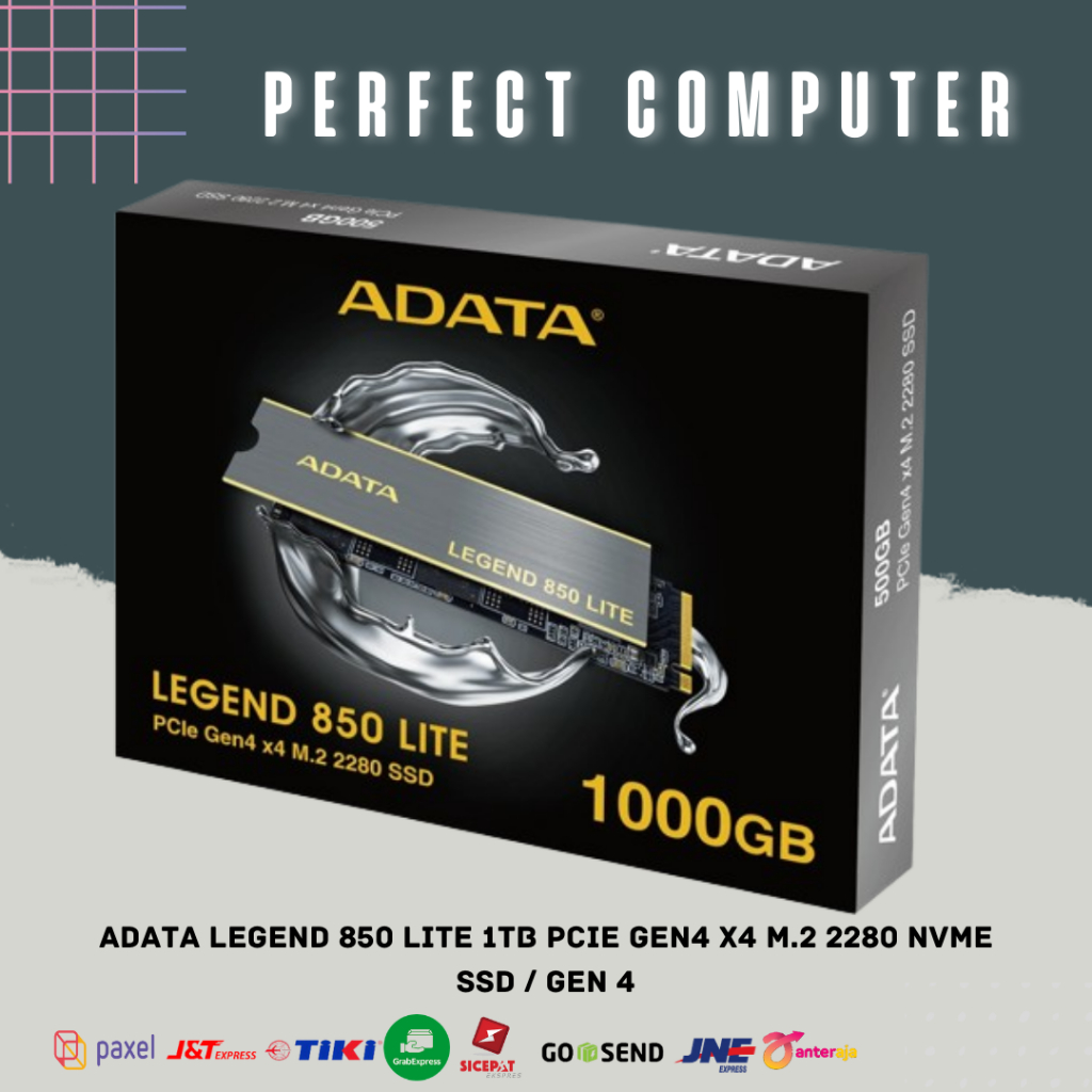 Jual SSD ADATA Legend 850 Lite 1TB PCIe Gen4 x4 M.2 2280 NVMe Gen 4 ...