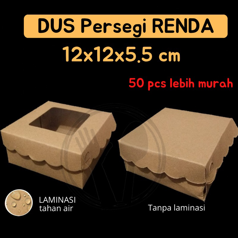 Jual DUS DONAT KRAFT COKLAT ISI 1 DONUT / BOX DONAT 1 PCS KRAFT COKLAT ...