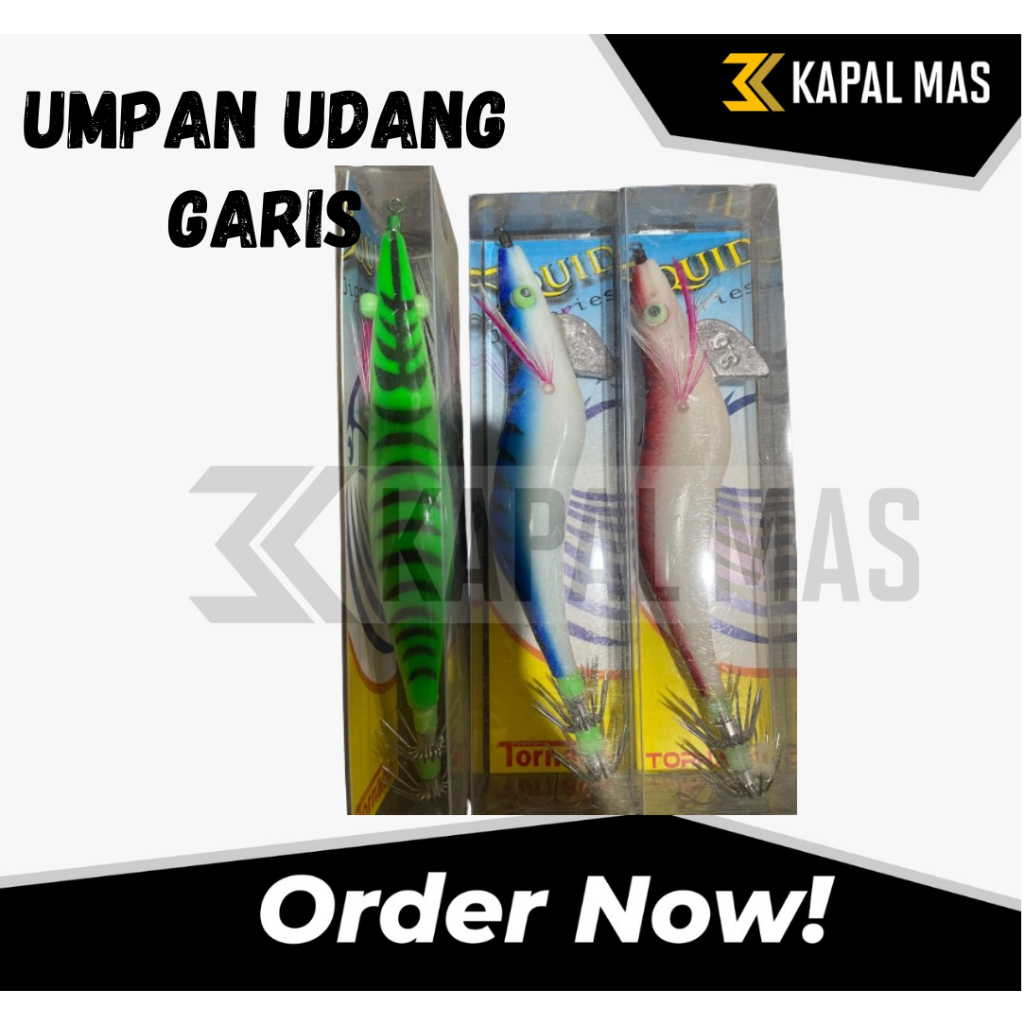 Jual UMPAN UDANG GARIS TORNADO / UMPAN PANCING / UMPAN CUMI / NELAYAN ...