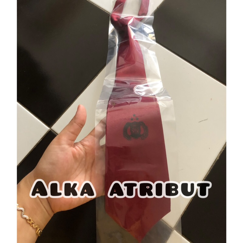 Jual DASI PAM OBVIT POLRI POLKI DASI POLISI PARIWISATA MERAH MAROON ...