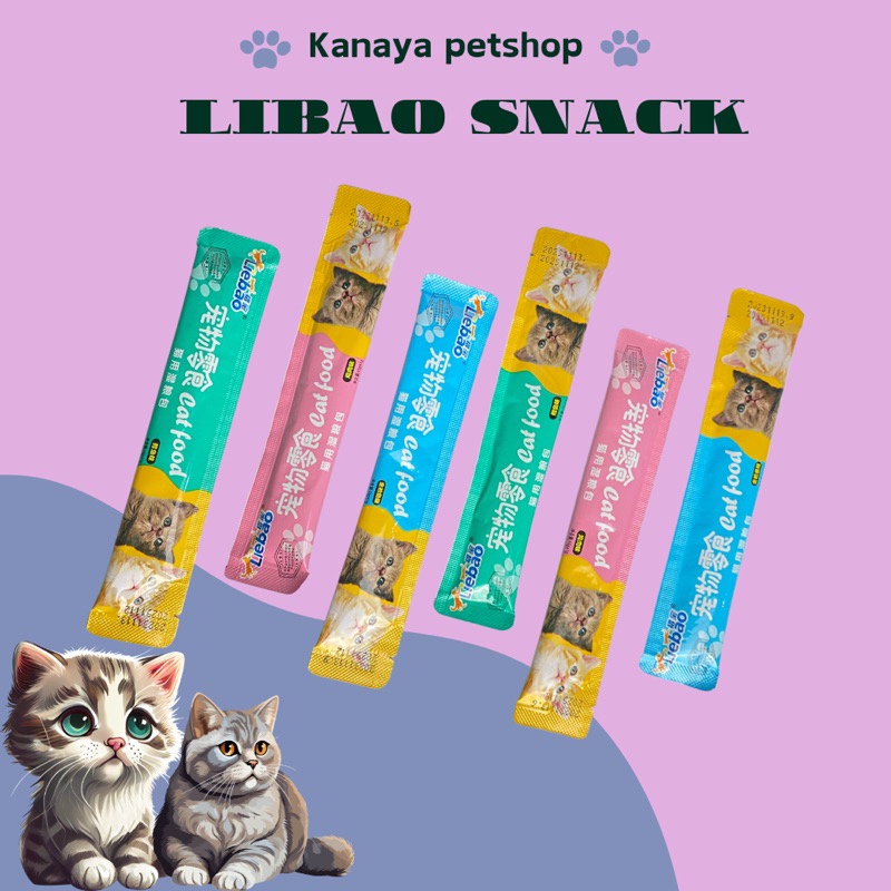 Jual LIEBAO - Snack Kucing 15gr | Cemilan Kucing Ekonomis | Sejenis Meo ...
