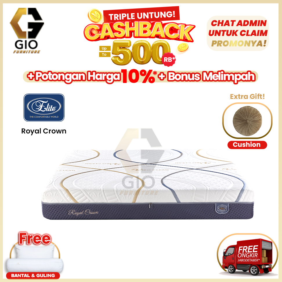 Jual Kasur Elite Royal Crown Elite Spring Bed Royal Crown Kasur