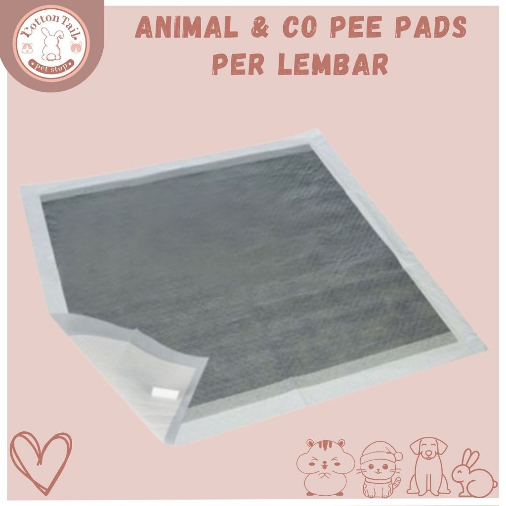 Jual Underpad Carbon Animal&Co Pee Pads Anti Bau Pee Pads Carbon 1 ...
