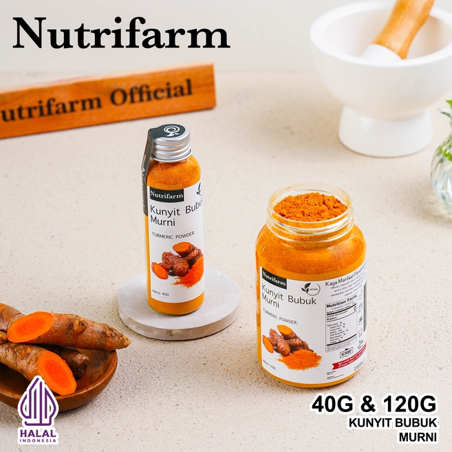 Jual Nutrifarm Kunyit Bubuk 40g 120g | Shopee Indonesia
