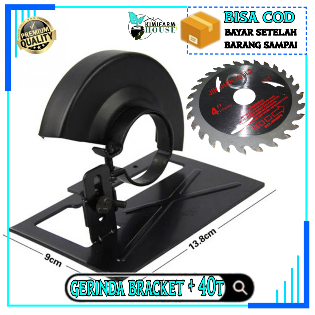 Jual Braket Gerinda 4"Angle Grinder Wheel Guard Set Bracket Dudukan ...