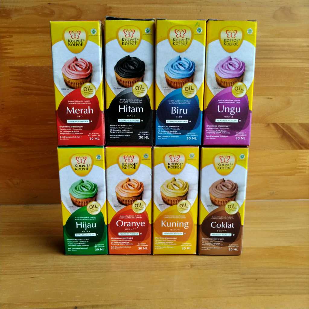 Jual Koepoe Koepoe Pewarna Makanan Oil Based 30ml | Shopee Indonesia
