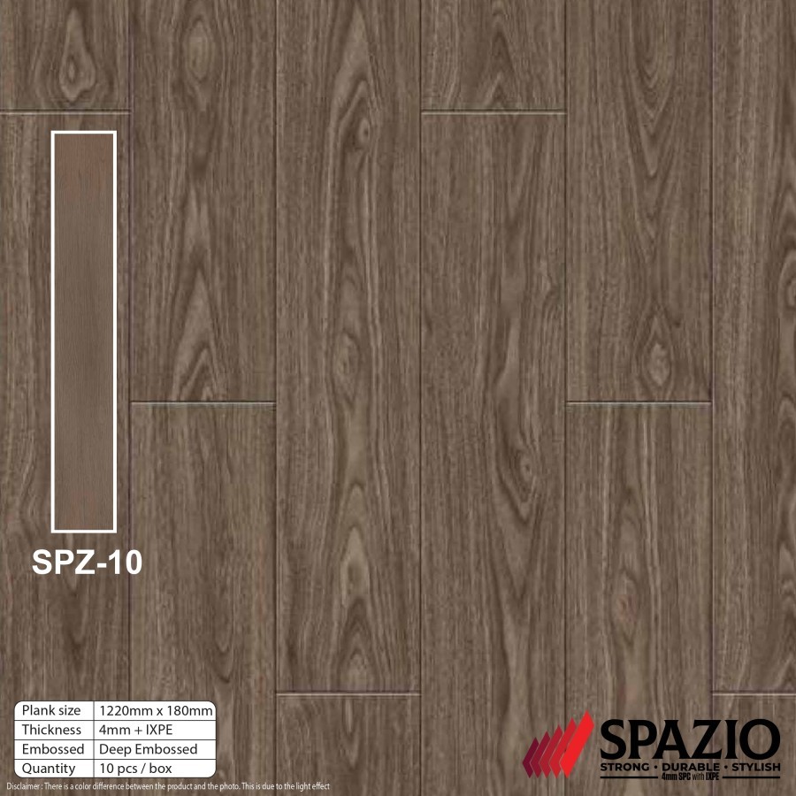 Jual SPC SPAZIO Plus Underlayer / SPC Flooring Lantai 5mm Motif Kayu | Shopee Indonesia
