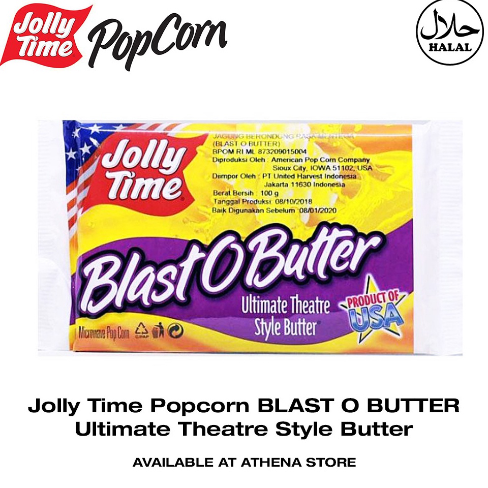 Jual PENJUALAN CEPATBEST SELLER Popcorn Jolly Time BLAST O BUTTER ...