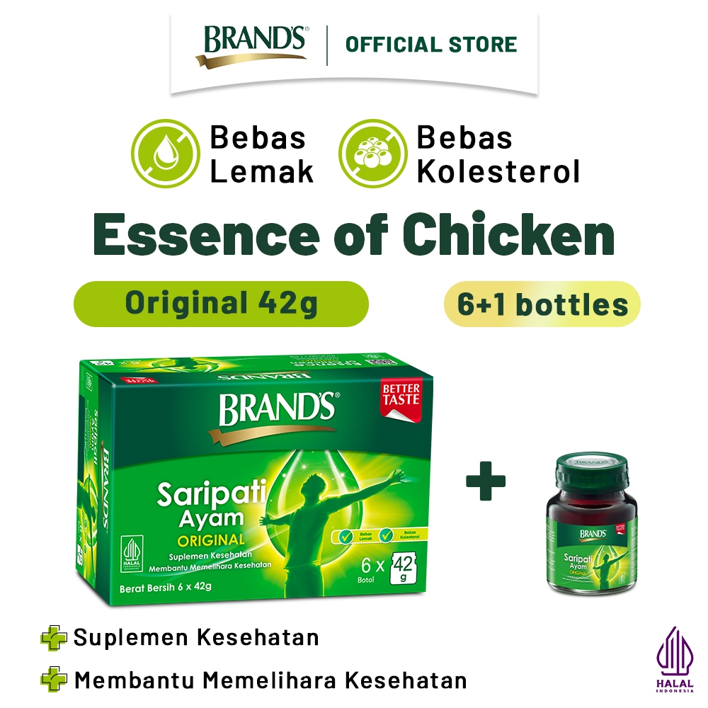 Jual Paket Mingguan - BRAND'S Saripati Ayam Original 42gr (7 Botol ...