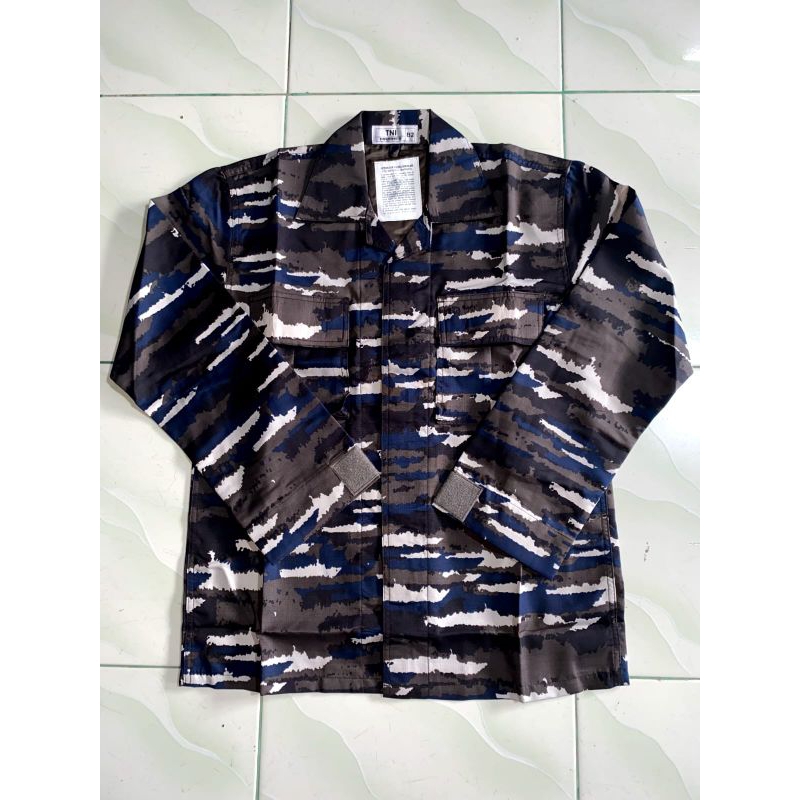 Jual Baju PDL TNI AL Layar KRI Bahan Balotelli Marines Original | Shopee Indonesia