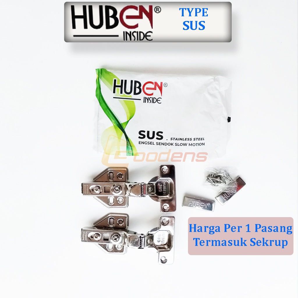 Jual Huben SUS Engsel Sendok Stainless Steel Slow Motion Engsel Pintu ...