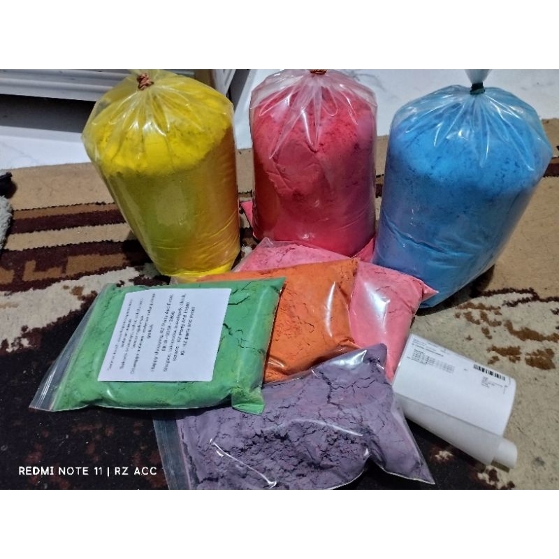 Jual holi powder 1kg / holly powder / color run / tepung warna | Shopee ...