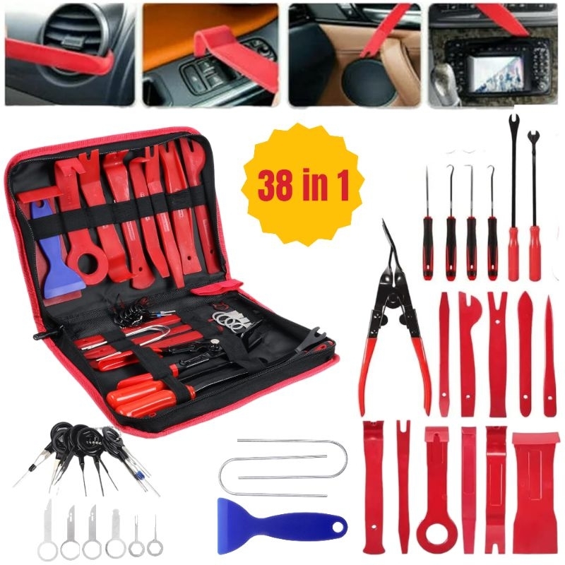 Jual Set Alat Reparasi Bodi Kendaraan Mobil, Alat pembuka Mika Lampu ...