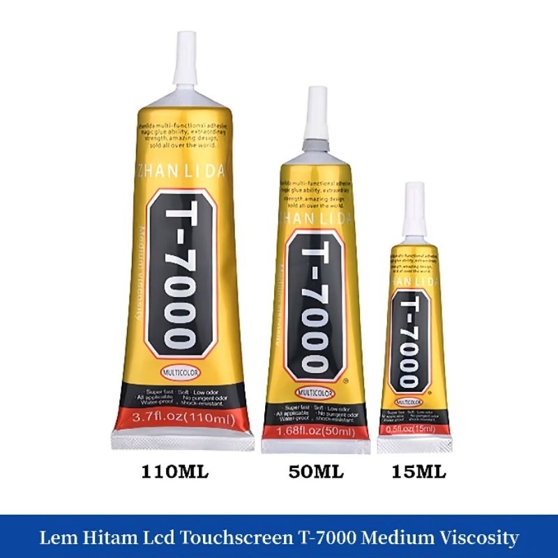 Jual Lem Hitam Lcd Touchscreen T-7000 T7000 Medium Viscosity | Shopee Indonesia