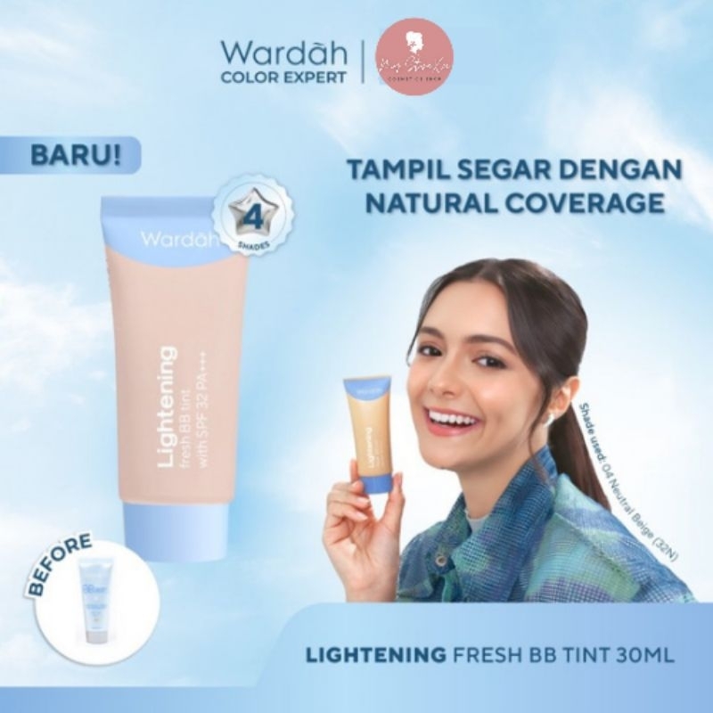 Jual Wardah Lightening Fresh BB Tint SPF 32 PA+++ 30 ml - 02 Light ...