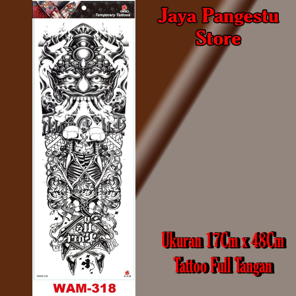 Jual TATTO TEMPORARY TATO TEMPORER FULL TANGAN FULL HAND VIRAL TATO ...