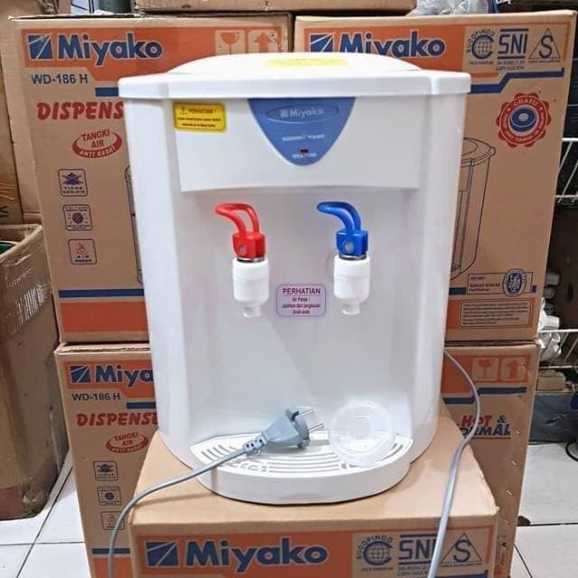 Jual Miyako Wd-186 Dispenser Duduk 2 kran Hot & Normal BATAM | Shopee ...