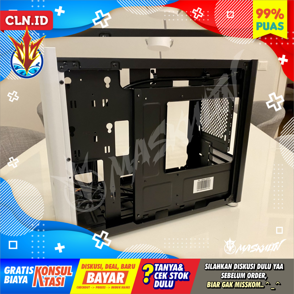 Jual PC Casing Gamemax Spark Putih | CPU Case Gaming Micro-ATX white ...