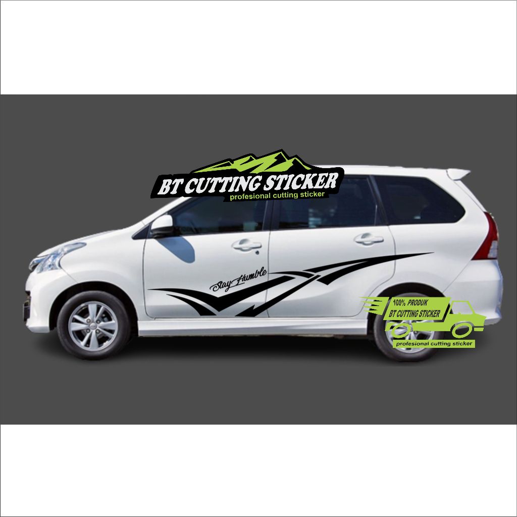 Jual stiker mobil toyota avanza Sticker Avanza Lis Body Samping Lis ...