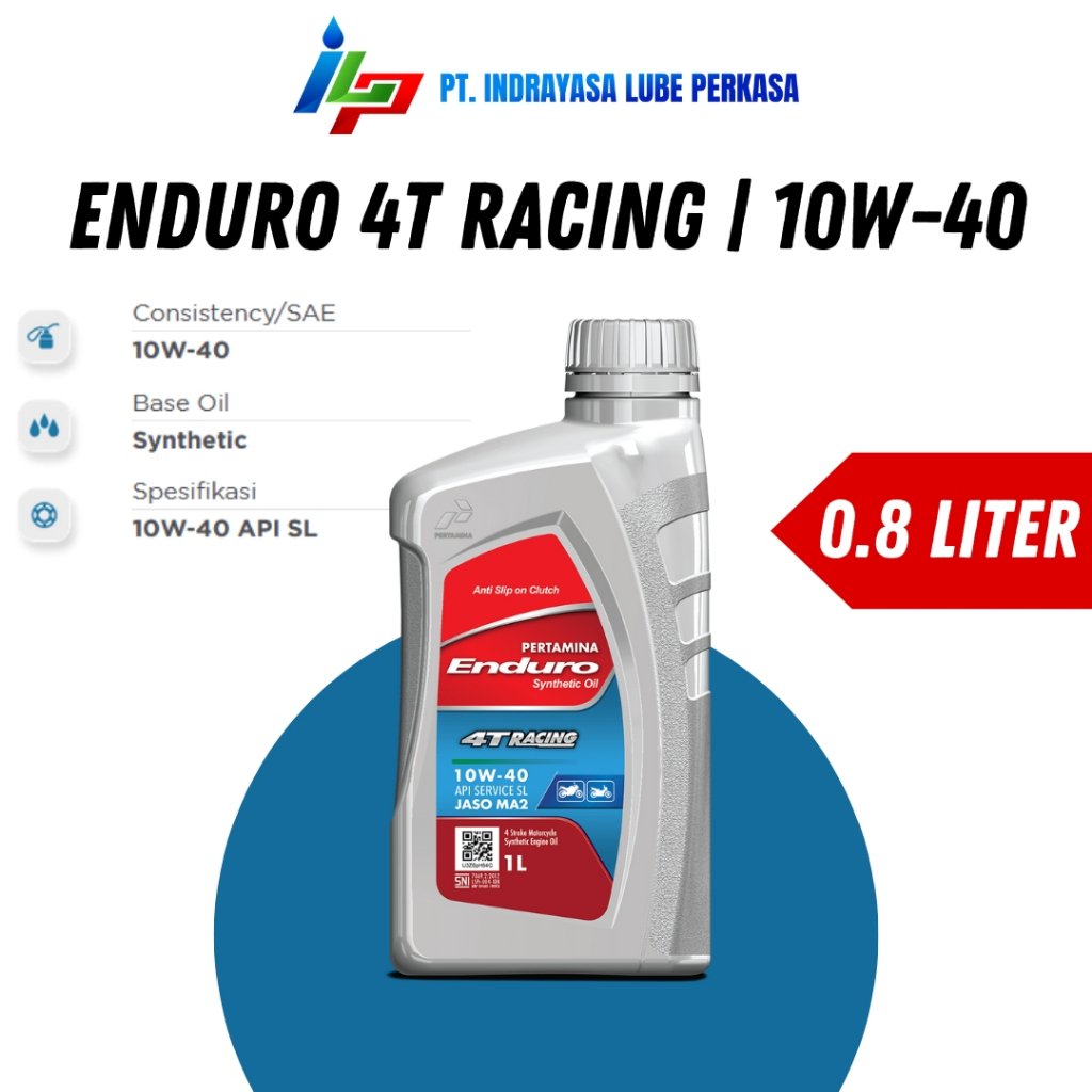Jual Enduro 4T RACING | 10w-40 800ml (isi 6 Botol) | Shopee Indonesia