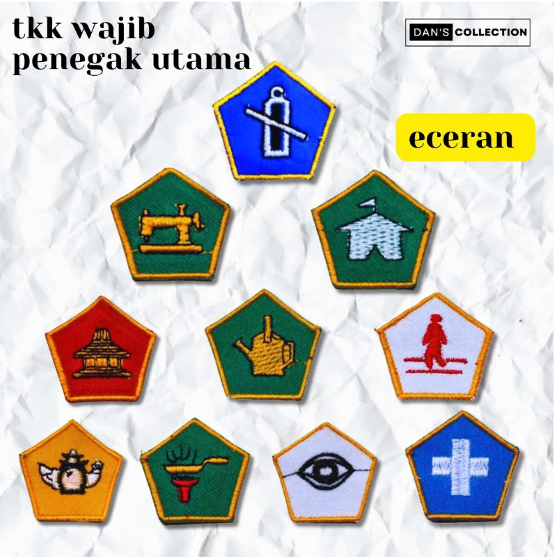 Jual TKK Wajib Penegak Utama • Bordir Ecer | Shopee Indonesia