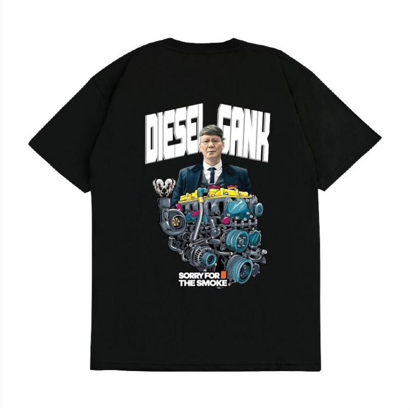 Jual Kaos Diesel Gank Sorry For The Smoke x Prabowo | Shopee Indonesia