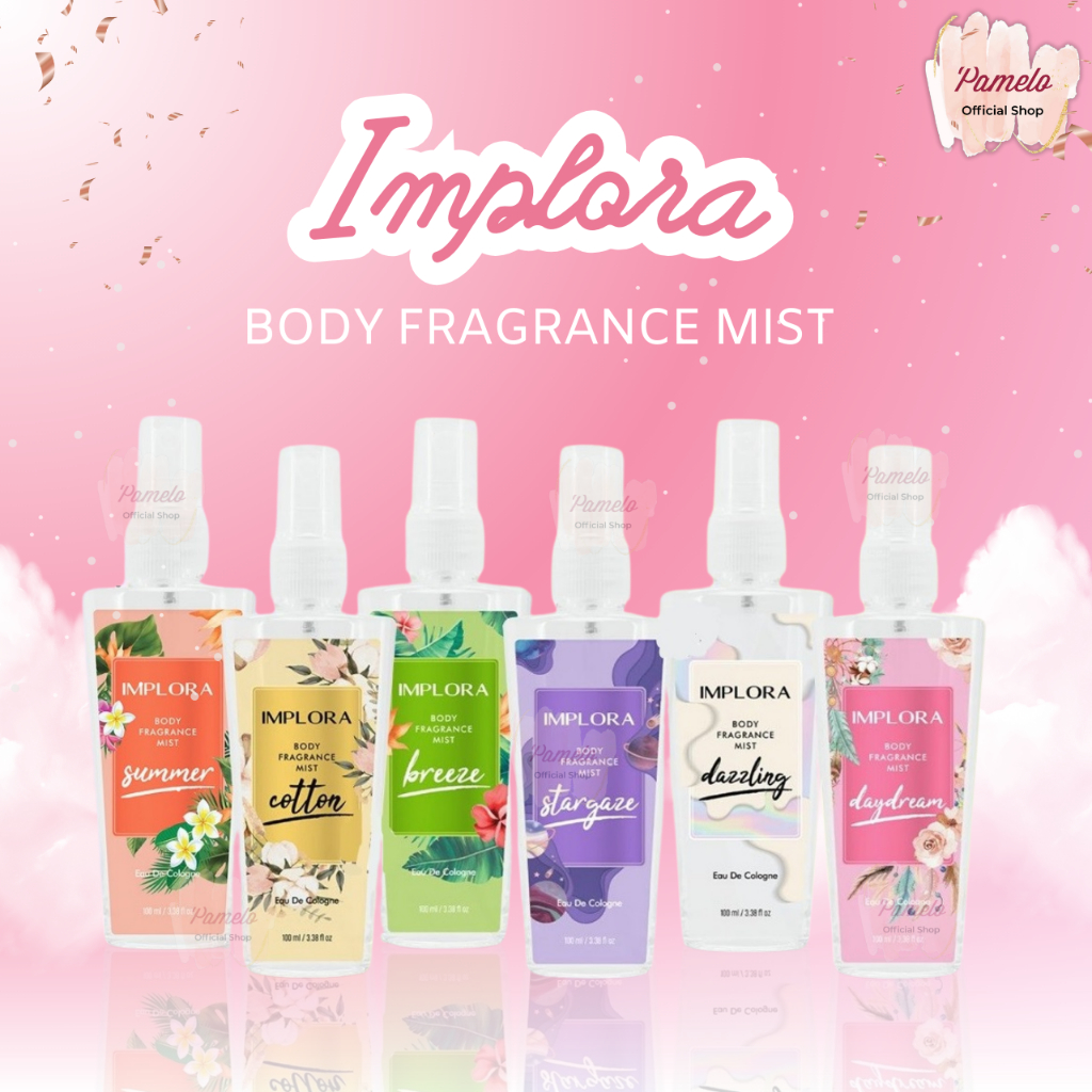 Jual ️ Pamelo ️ Implora Body Fragrance Mist | Shopee Indonesia