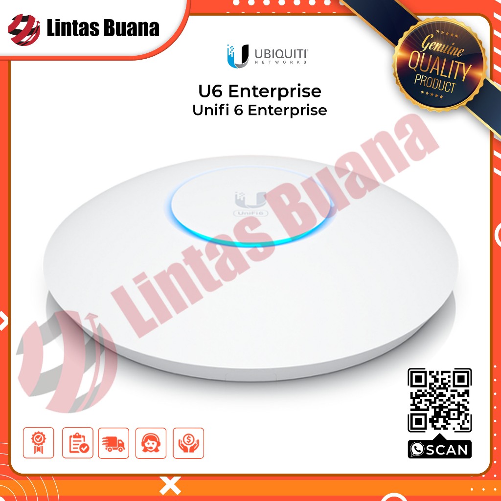 Jual UBNT U6-Enterprise Unifi 6 Enterprise Access Point WiFi 6 ...